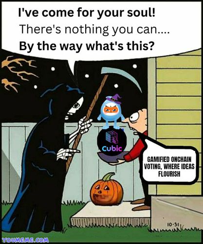 Meme Contest Cubic Games Halloween Week - Yay by @hinata_shoyo | YouMeme